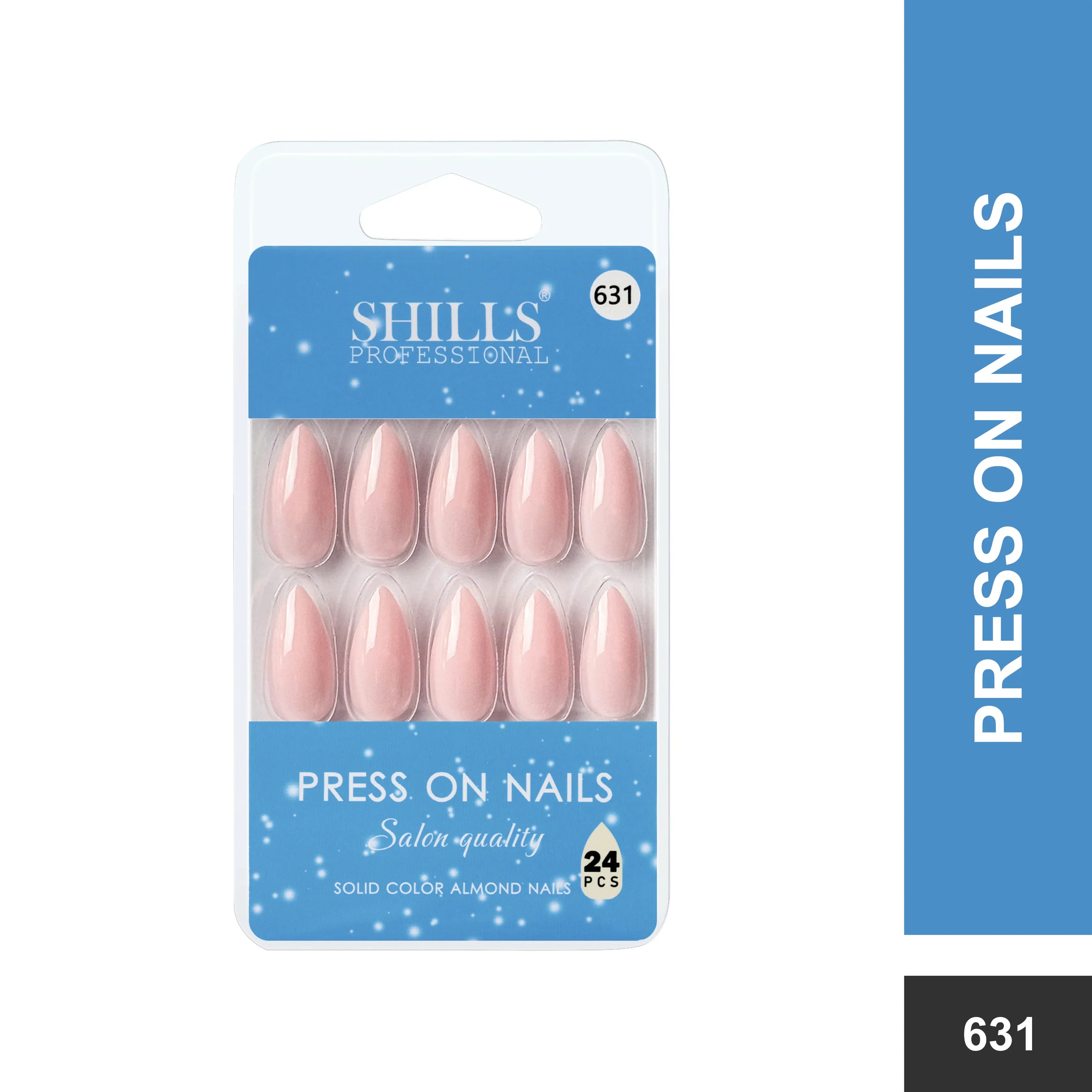 Shills Glossy Solid Color Nails Sharp Almond – Shills Professional