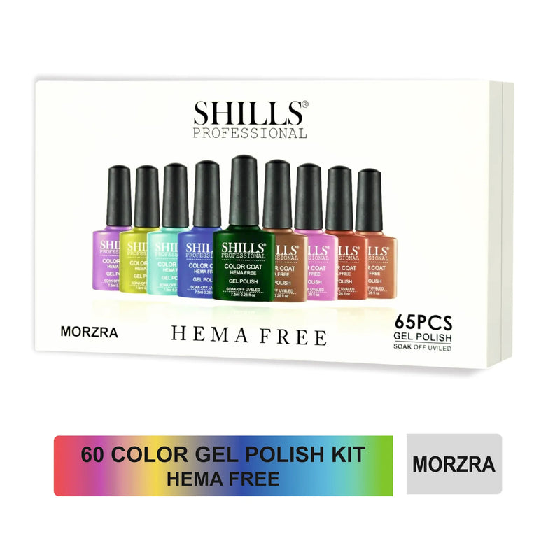 Gel Polish Kit Morzra | 65 Colors Matte & Glossy – Shills Professional