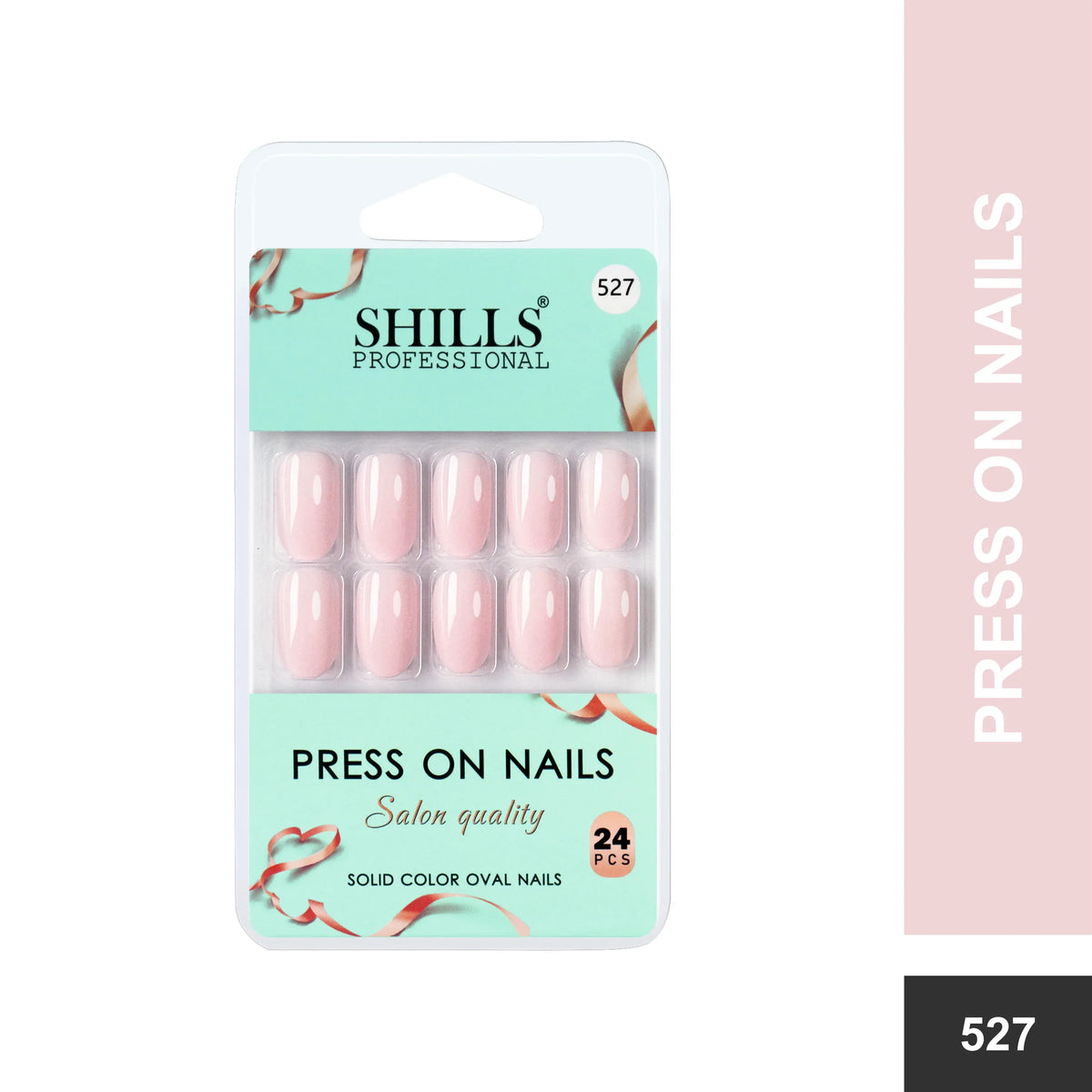 Shills Glossy Solid Color Nails Oval – Shills Professional
